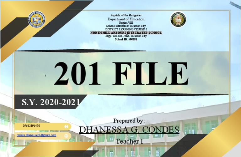 201 File Cover in Landscape | PDF