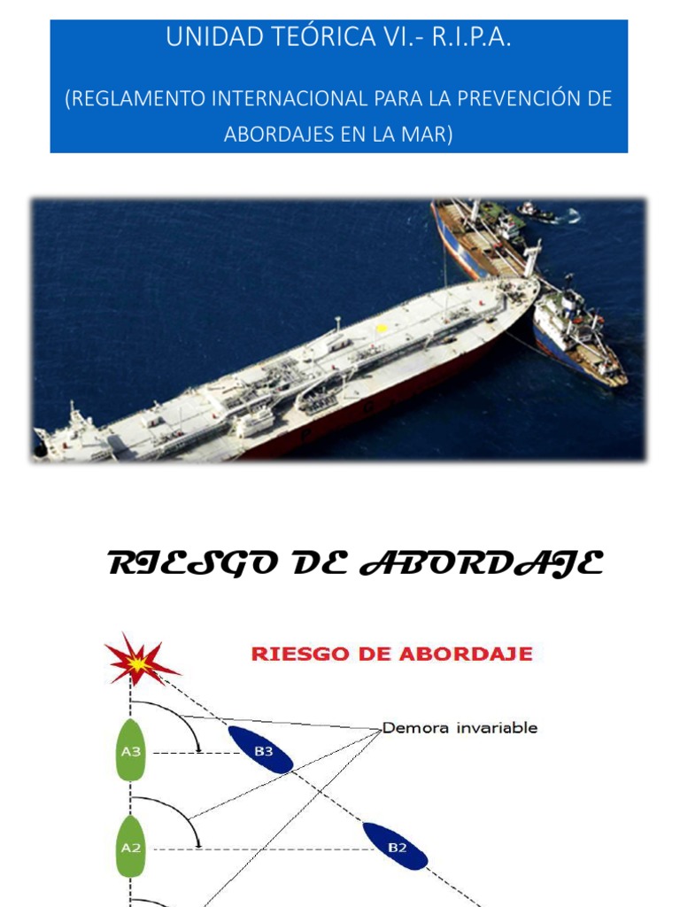 RIPA y Balizamiento | PDF | Remolcador | Buques