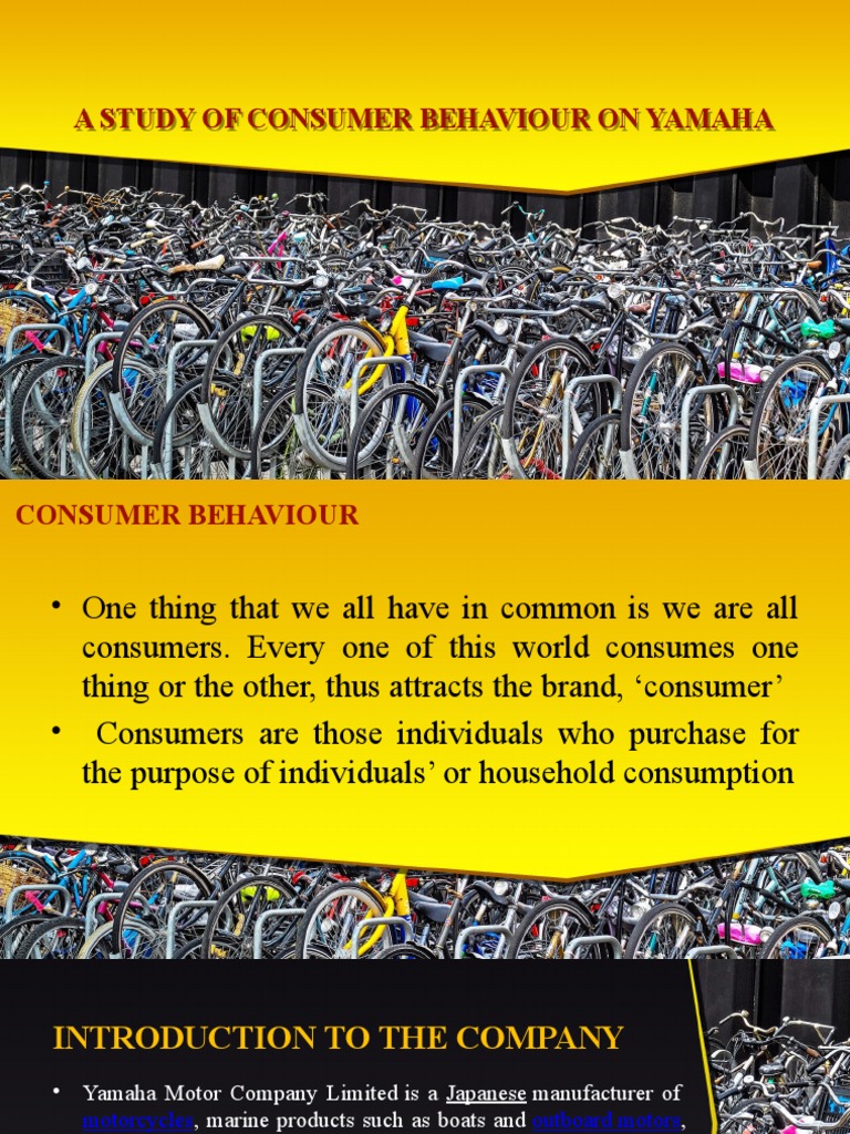 A Study of Consumer Behaviour On Yamaha | PDF | Technology & Engineering