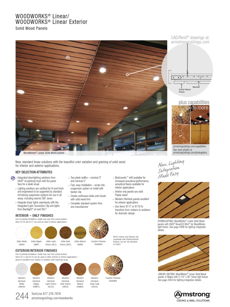 Woodworks Linear/ Woodworks Linear Exterior: To Do More | PDF ...