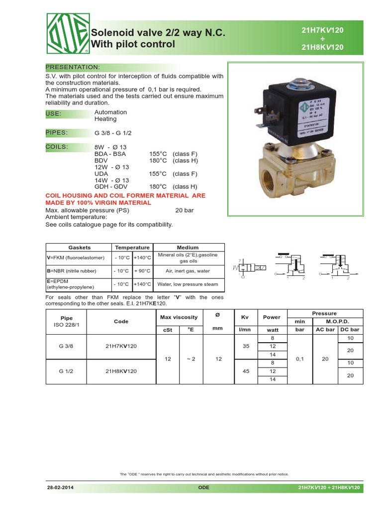 24 V DC Solenoid Valve | PDF | Pipe (Fluid Conveyance) | Mechanical ...