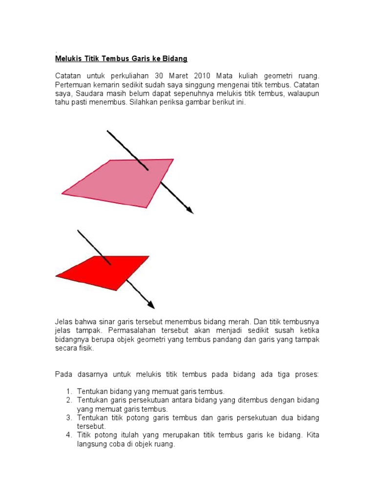 Dokumen - Tips Melukis Titik Tembus Garis Ke Bidan1 | PDF