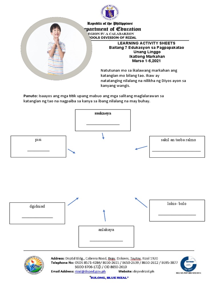 Esp G7 Las-Week1 | PDF
