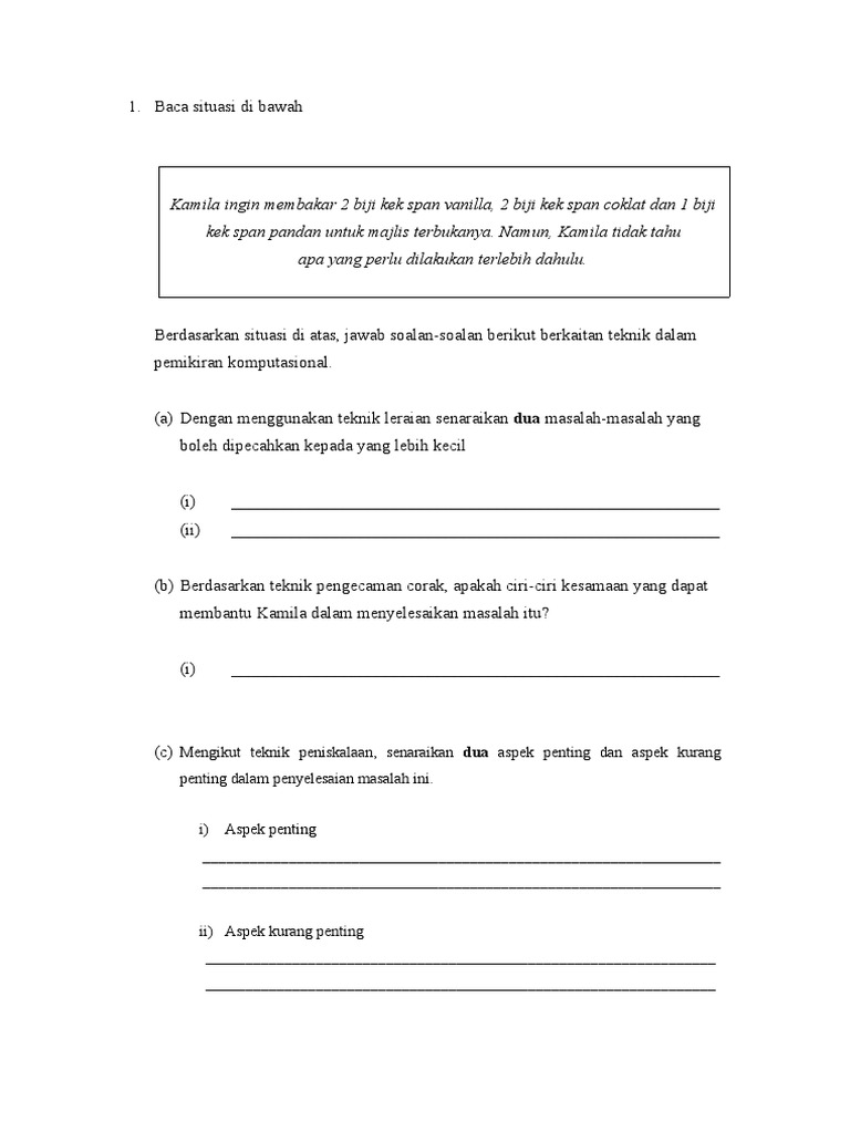 Ask Tingkatan 1 | PDF