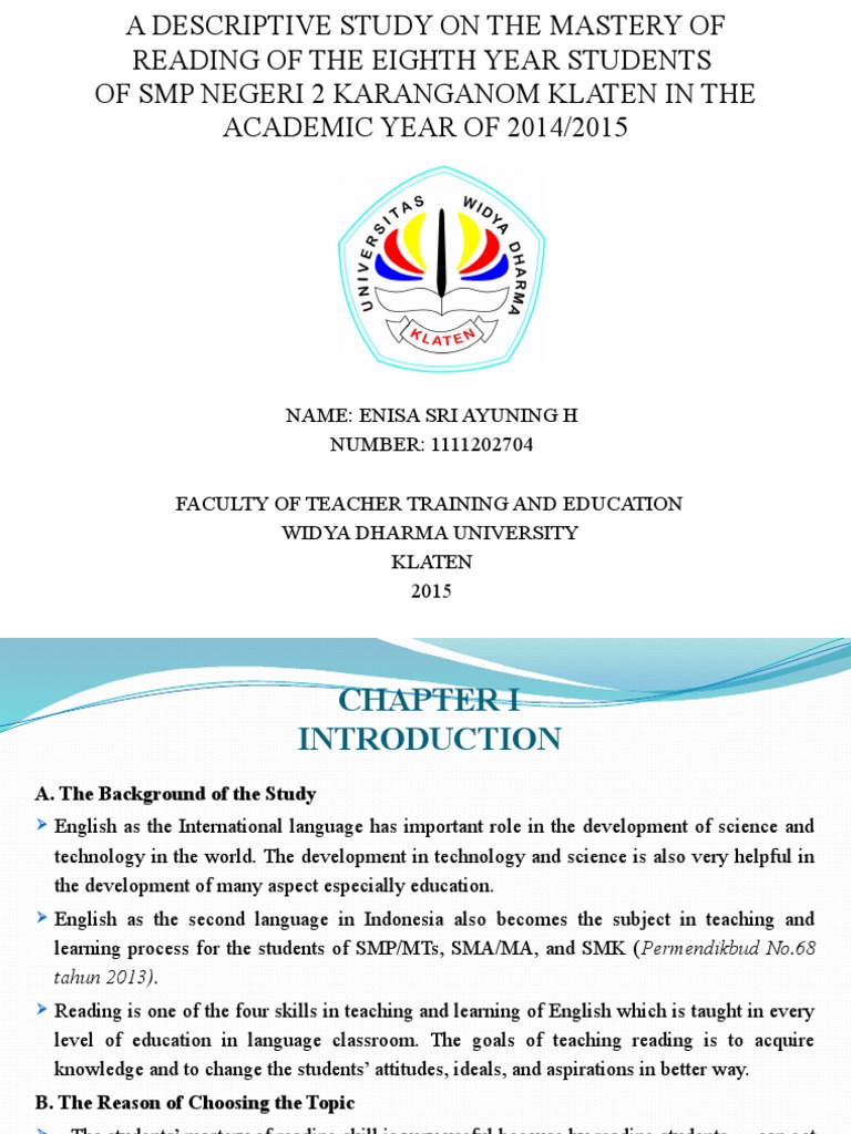 Enisa Sri Ayuning H 11112020704 | PDF | Multiple Choice | Data