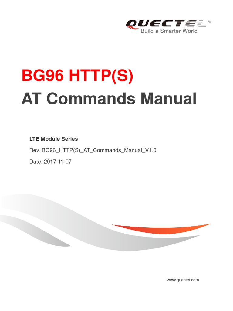 Quectel BG96 HTTPS at Commands Manual V1.0 | PDF | Hypertext Transfer Protocol | Parameter ...
