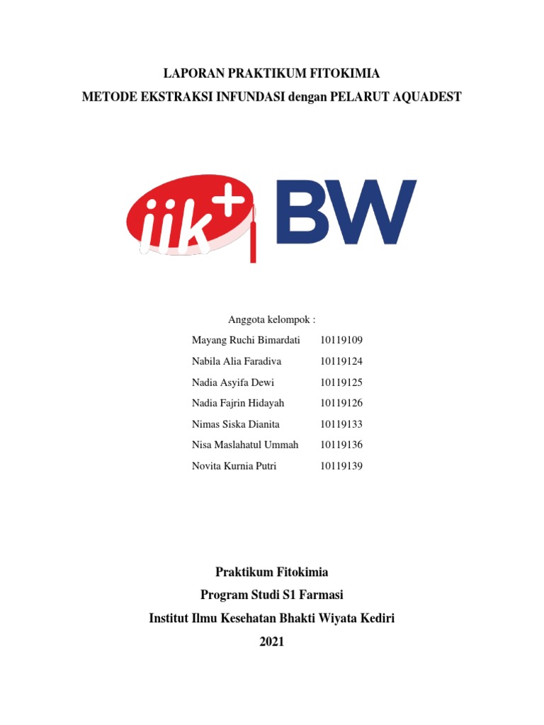Ekstraksi Infundasi Aquadest | PDF | Pengembangan Diri | Kesehatan Holistik