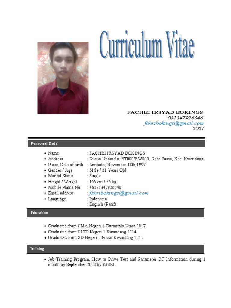 CV DT Fahri | PDF