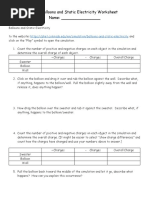 PHet Electricity Simulations Lab | PDF | Electric Charge | Electron