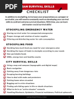 Prepping Matrix (V 1.0) | PDF | Foreign Language Studies | Wellness