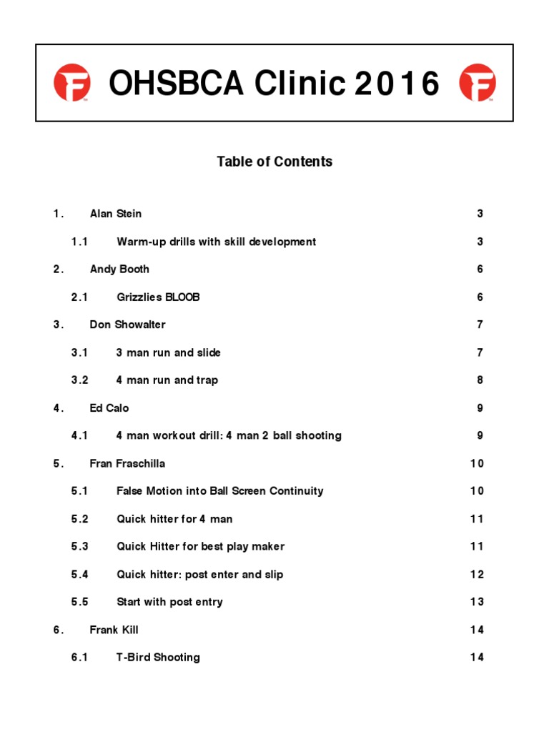 Celtics Playbook Insights from OHSBCA 2016 | PDF | Ball Games ...