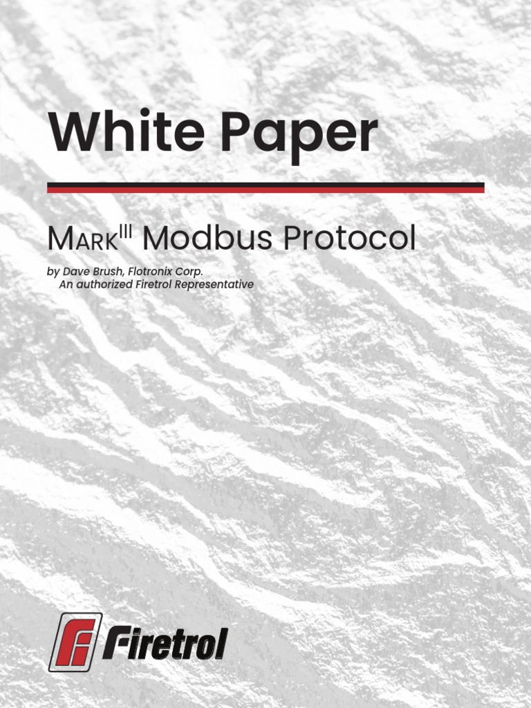 White Paper: M Modbus Protocol | PDF | Internet Protocol Suite ...