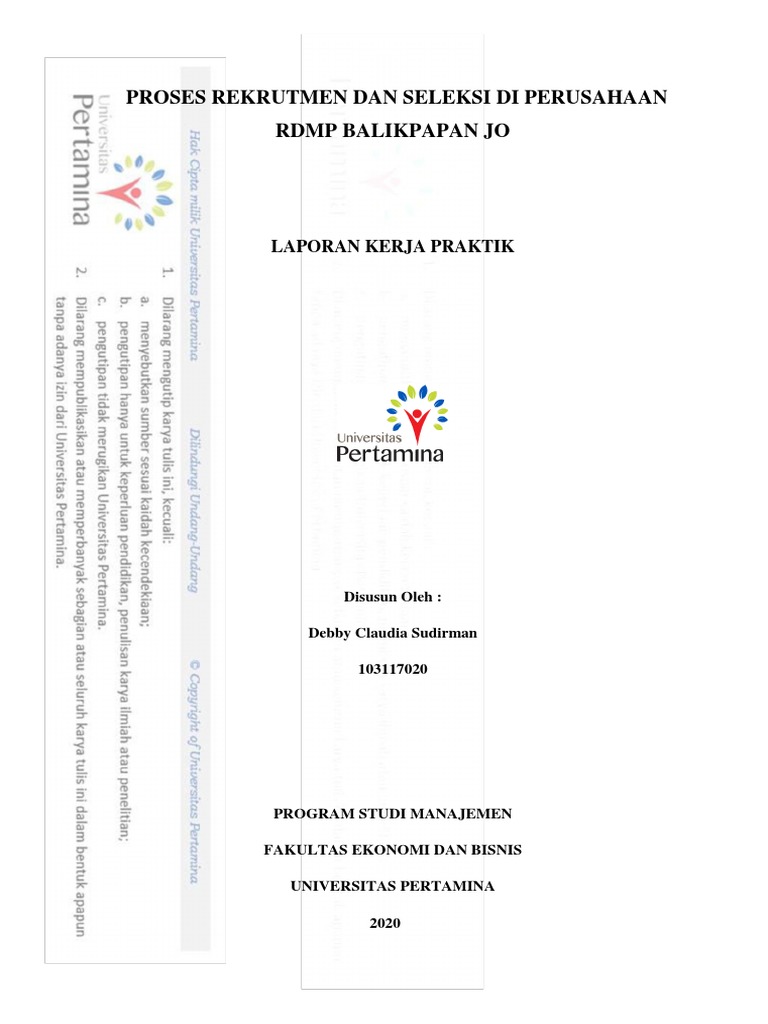 Rekrutmen & Seleksi RDMP Balikpapan | PDF | Bisnis