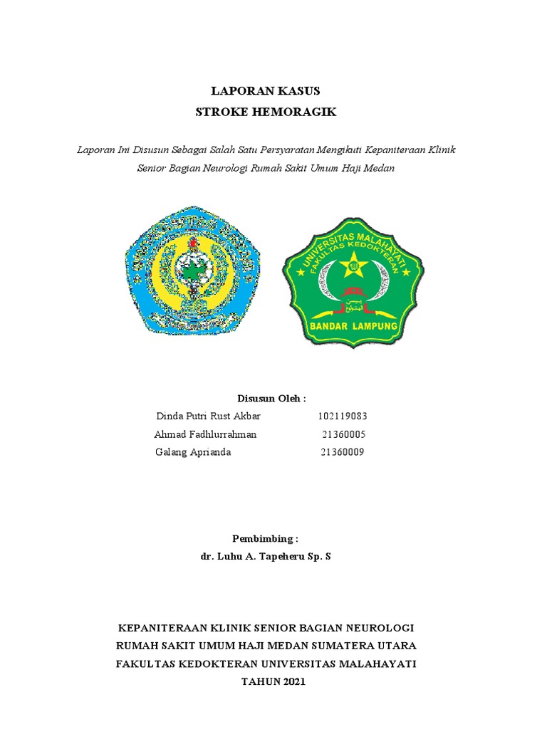 Lapkas Stroke Hemoragik | PDF