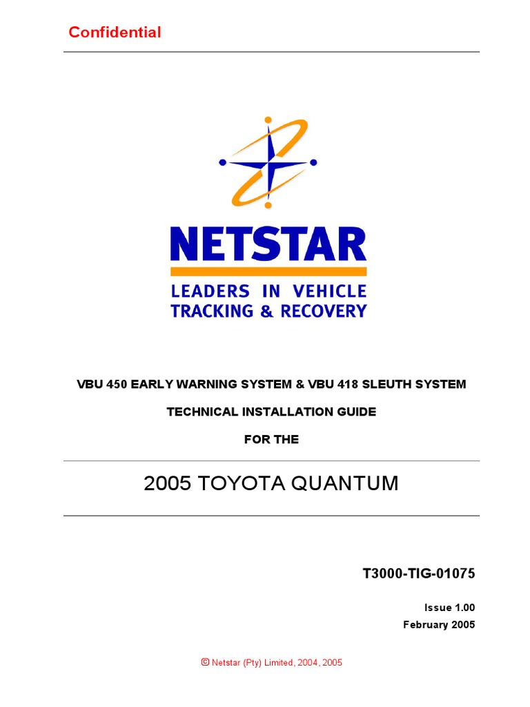 Toyota - Quantum - Workshop Manual - 2004 - 2004 | PDF | Printed ...