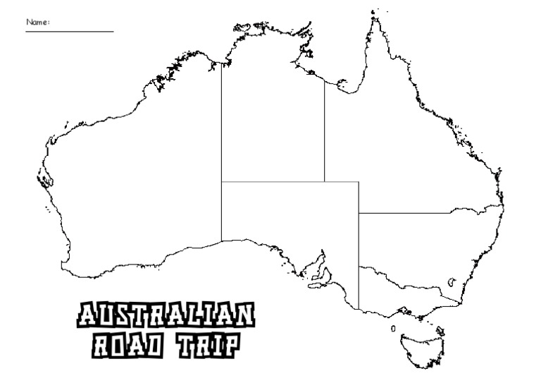 A3 Map of Australia | PDF