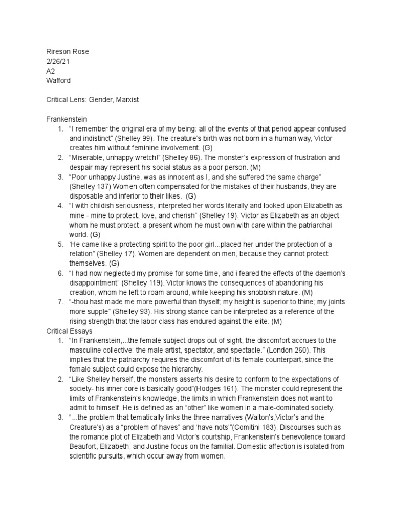 10 Quotes Critical Lens | PDF