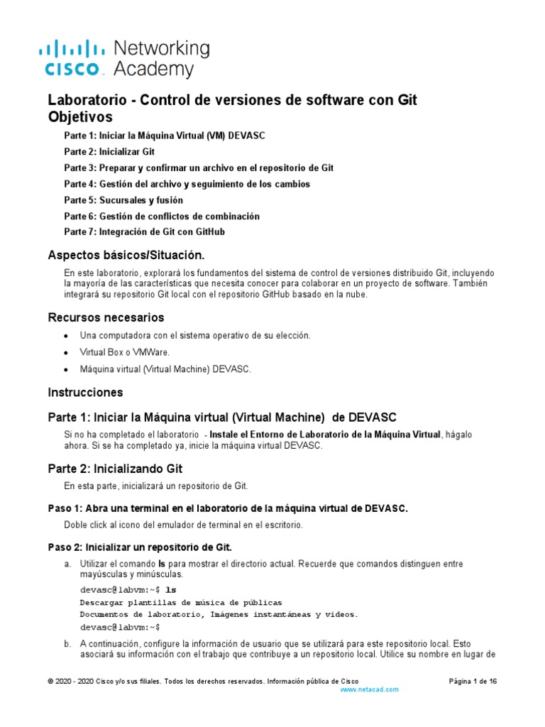 Control de versiones con Git y GitHub | PDF | Virtualización | Control de versiones