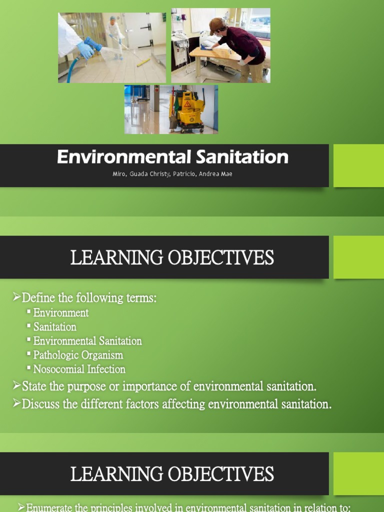 Principles of Environmental Sanitation: A Comprehensive Guide to ...