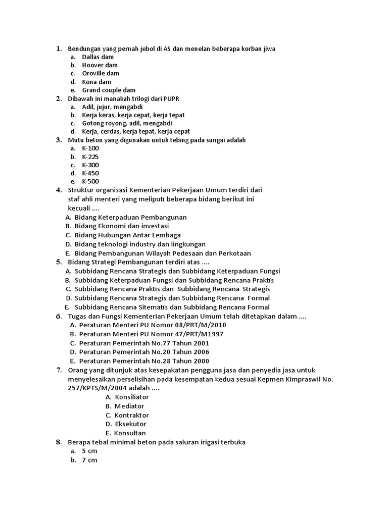 Soal SKB k2 | PDF | Griya & Taman | Sains & Matematika
