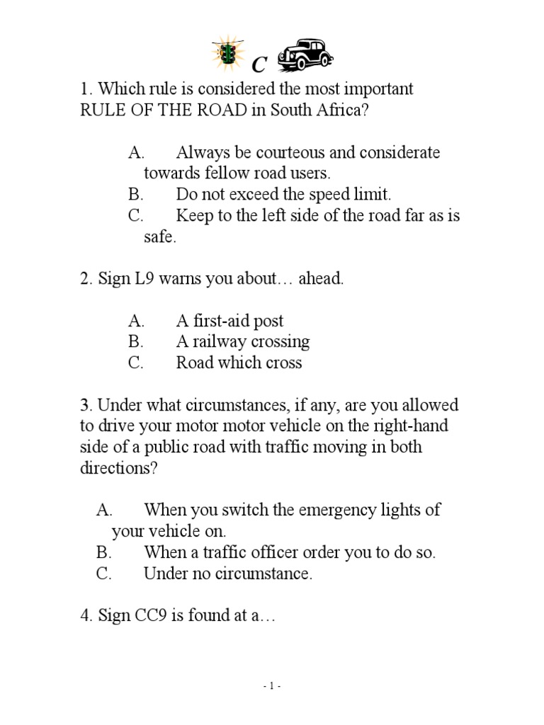 Book C | PDF | Traffic | Road