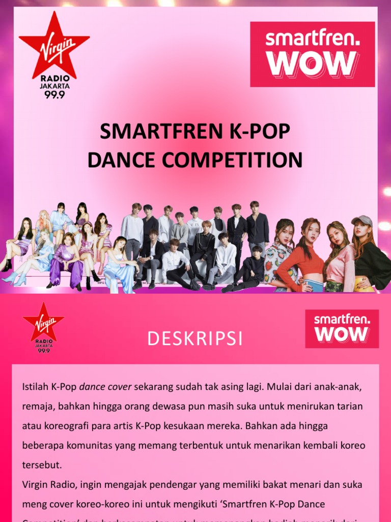 Kpop Dance Competition Smartfren Proposal | PDF | Indonesian Rupiah ...