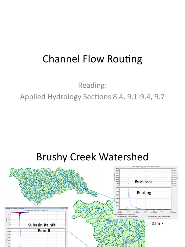 Channel Flow Routing | PDF | Fluid Dynamics | Force