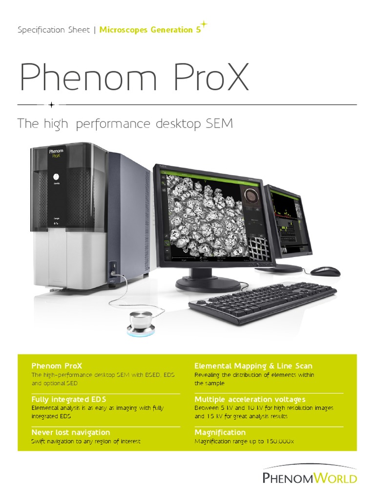 Phenom Prox: The High-Performance Desktop Sem | PDF | Scanning Electron ...