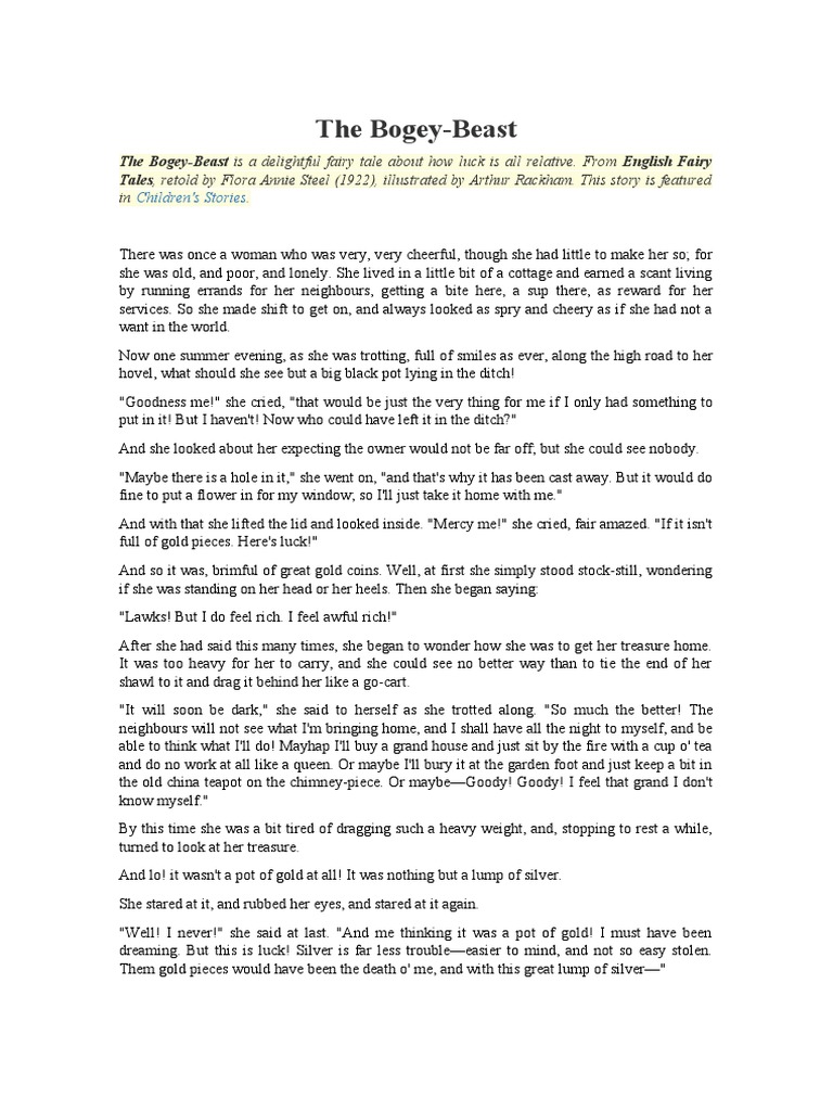 The Bogey Beast | PDF | Nature