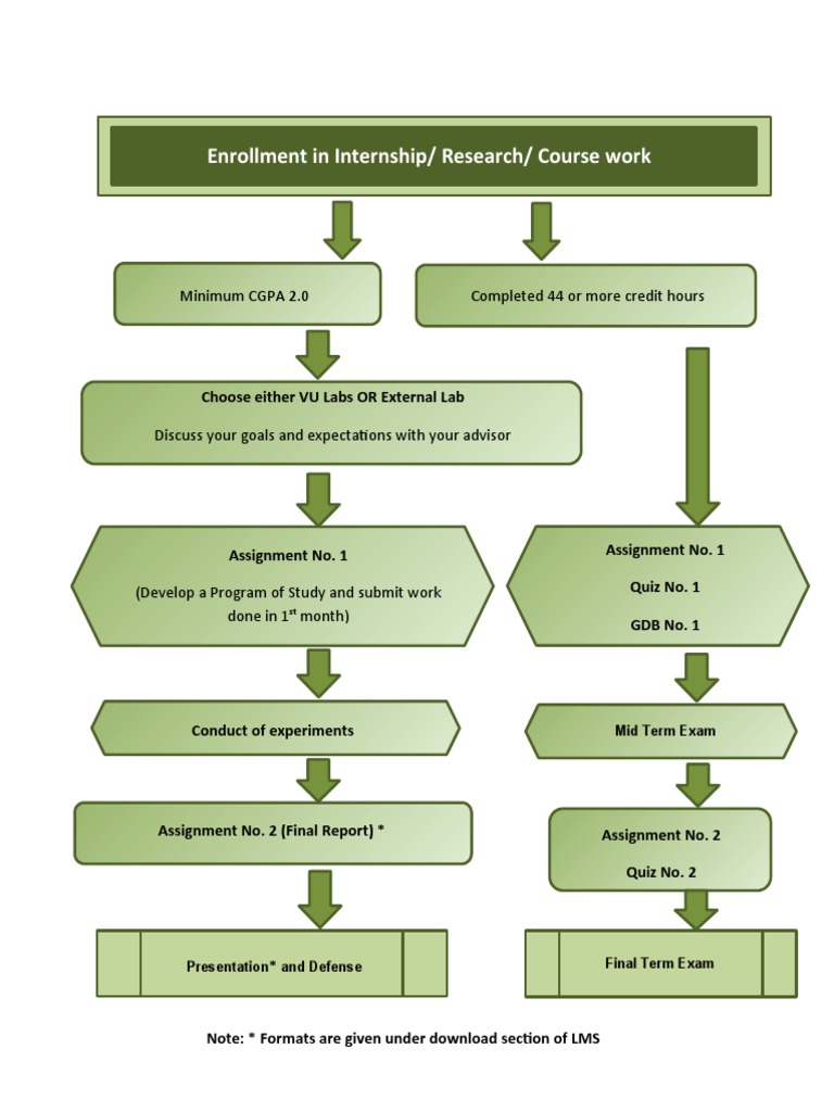 MSc Internship Research Course Work Flow Chart Added