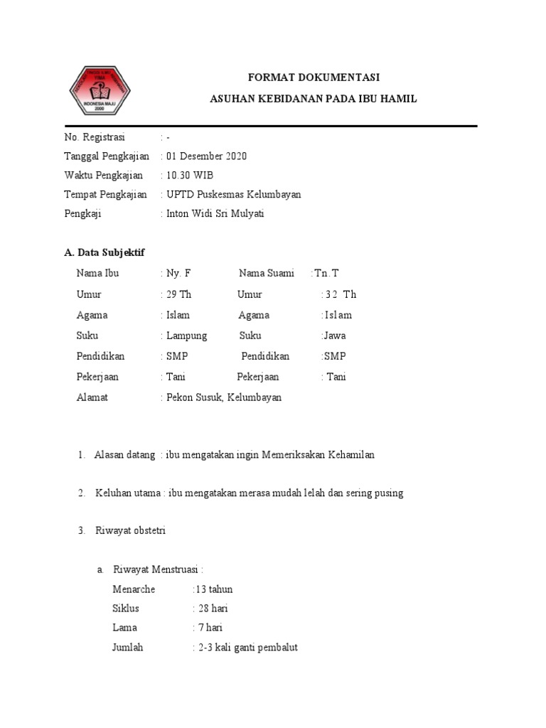 Soap Anc Anemia (Inton Widi) | PDF