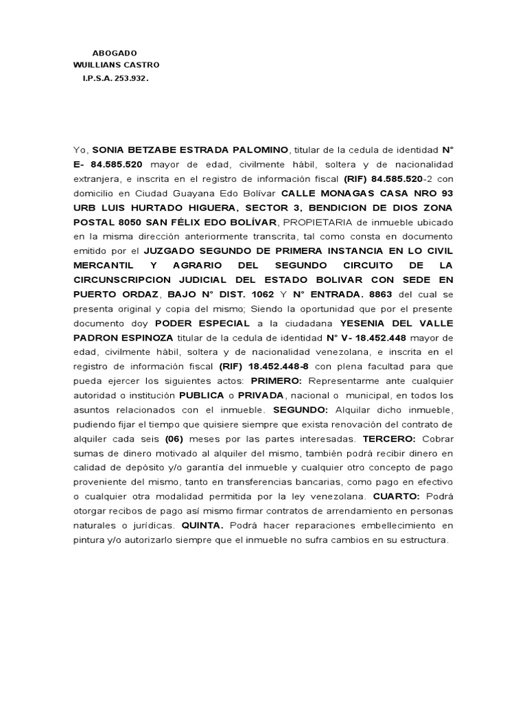 Poder Especial | Descargar gratis PDF | Venezuela | Justicia