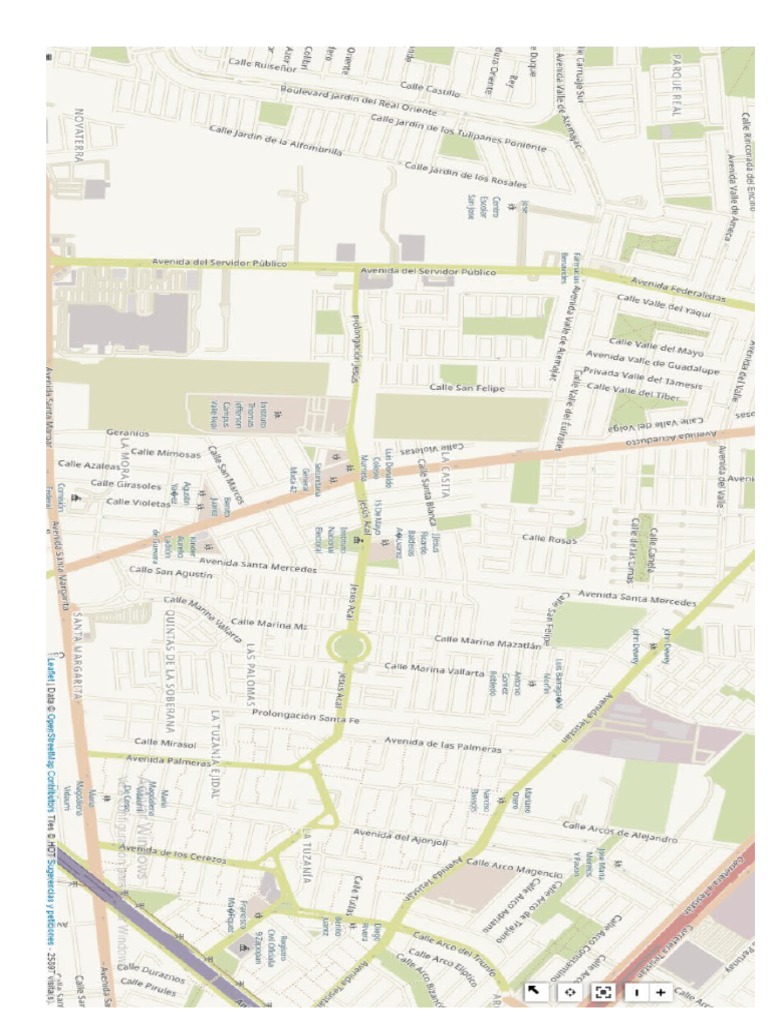 Mapa Zona Centro Zapopan | PDF