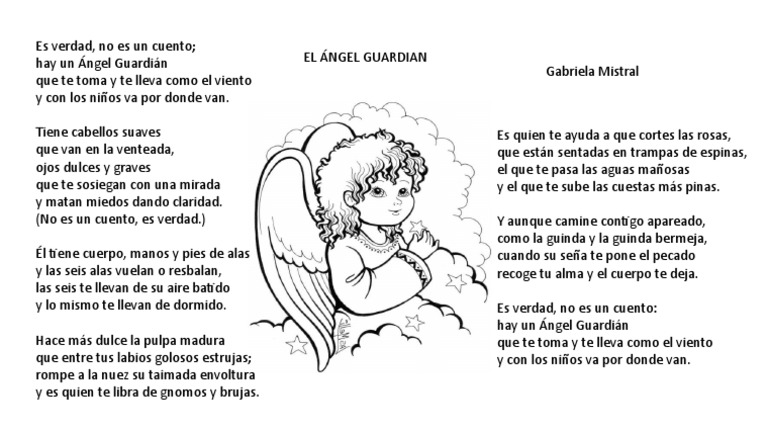 El Ángel Guardián - Gabriela Mistral | PDF