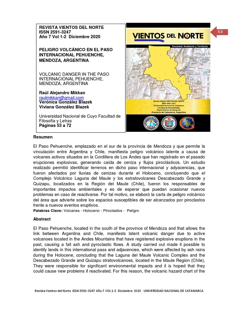 4 Mikkan Blazek | PDF | Volcán | Tipos de erupciones volcánicas
