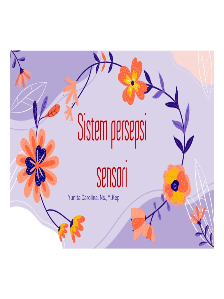 Anfis Persepsi Sensori | PDF Anfis Persepsi Sensori | PDF