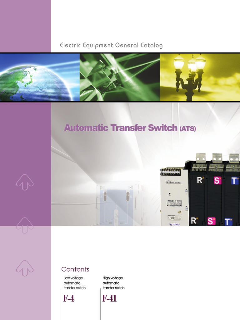 Automatic Transfer Switch | Download Free PDF | Alternating Current | Switch