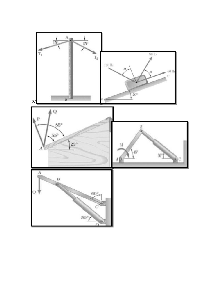 Estatica Deber | PDF