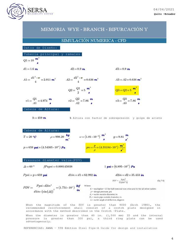 Cdf-Fem Memoria de Calculo-Sersa-Ec | PDF