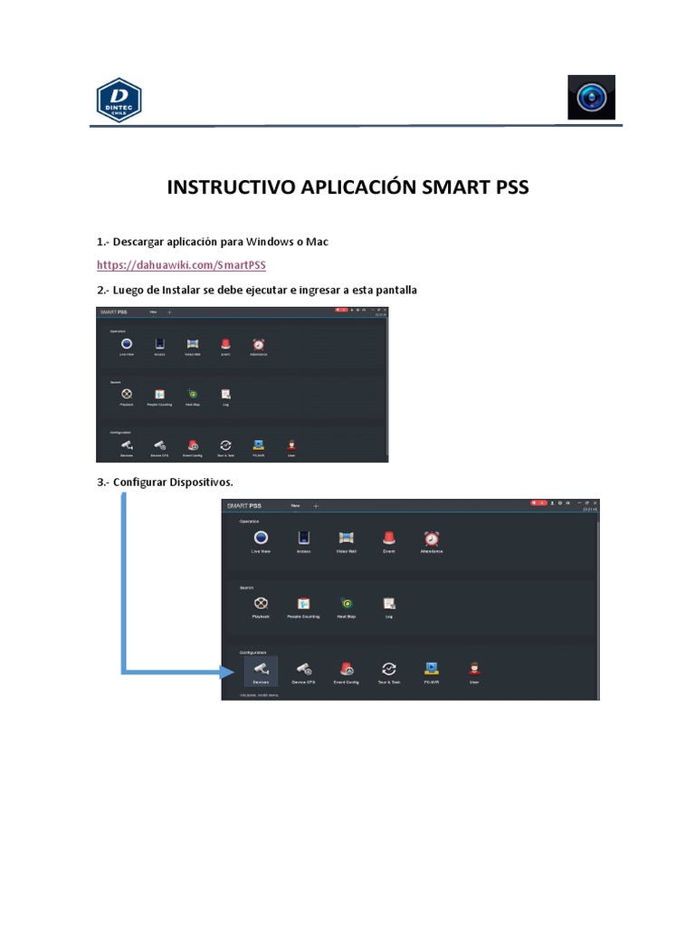 Instructivo Aplicación SMART PSS | PDF