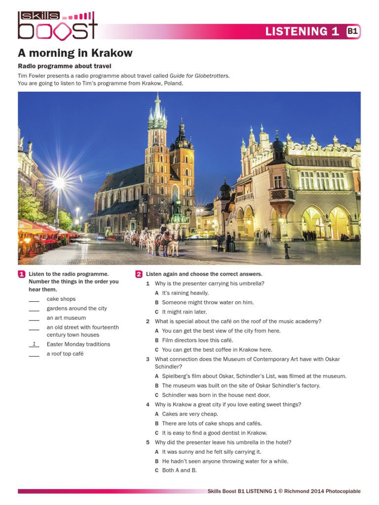 B1 Listening 1 | PDF | Coffeehouse