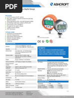 Ashcroft Manometros T5500 6500 Datasheet-T5500-6500-Pressure-Gauges ...
