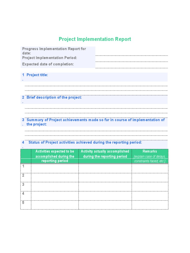 ERP Implementation-Status-Report | PDF