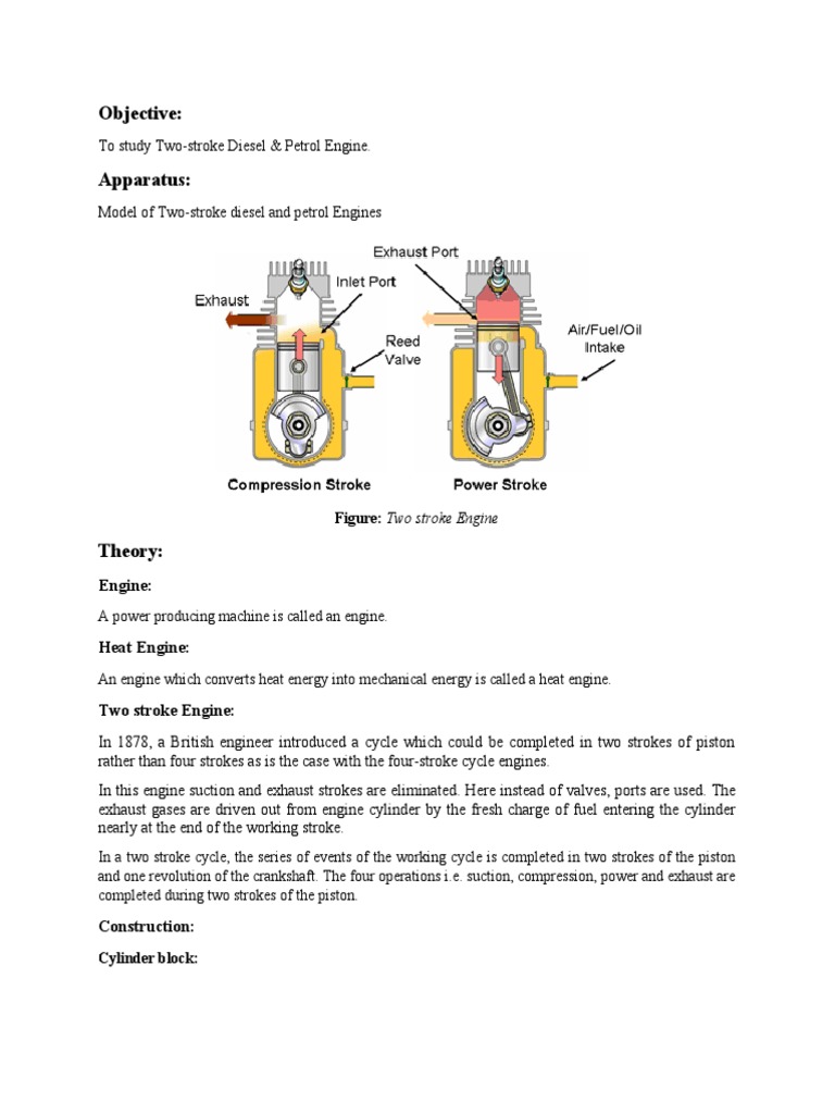Ic Engines Pdf Internal Combustion Engine Diesel Engine