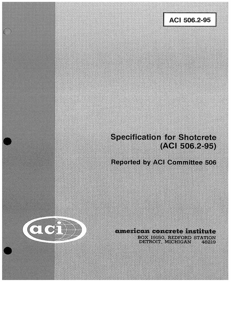 Aci 506.2 | PDF