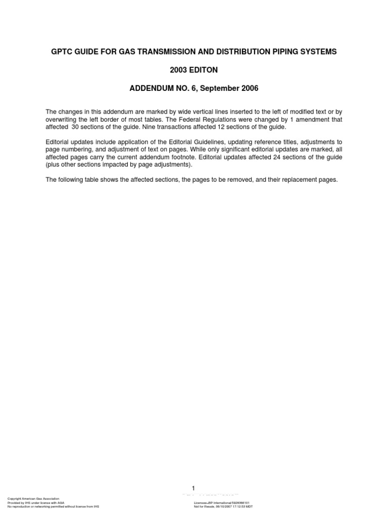 GPTC Guide For Gas Transmission and Distribution Piping Systems 2003 ...