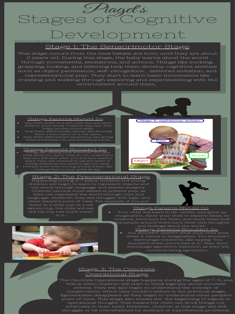 Piaget Infographic | PDF | Academic Discipline Interactions ...