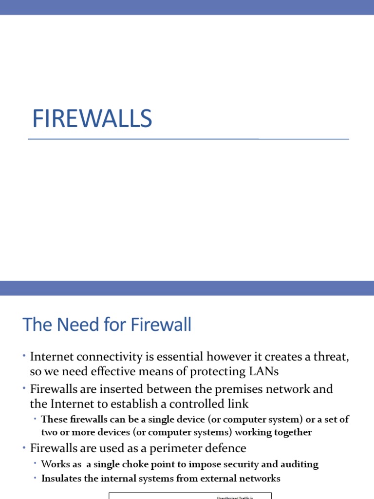Understanding Firewall Security Principles | PDF | Firewall (Computing ...
