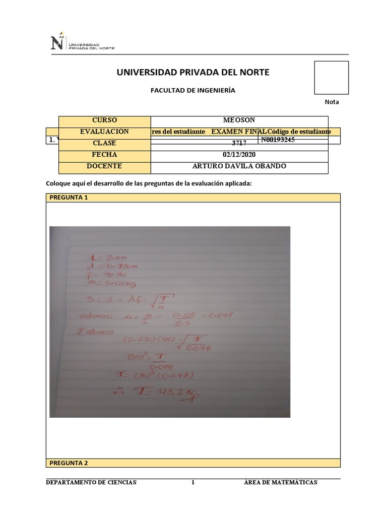 Formato Examen | PDF