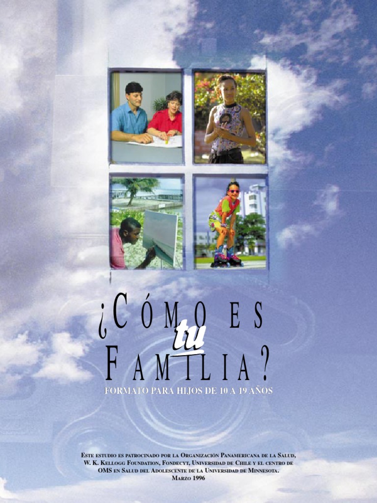 Encuesta Familiar para Adolescentes | PDF | Salud y bienestar | Medicina